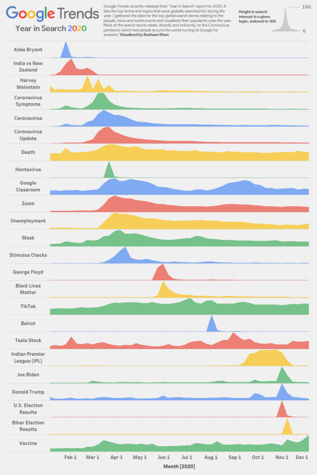 The Most Popular Google Search Queries for 2020 (Infographic)